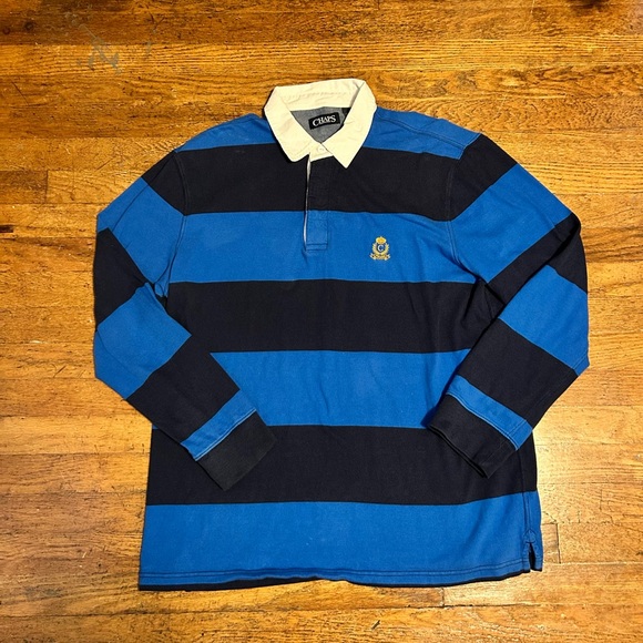 Chaps | Shirts | Vintage Chaps Ralph Lauren Rugby Shirt Mens Xl Navy ...
